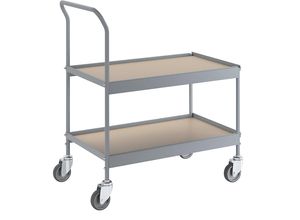 4061753049315 - eurokraft pro Abräumwagen LxBxH 840 x 470 x 955 mm mit 4 Lenkrollen Rad-Ø 100 mm
