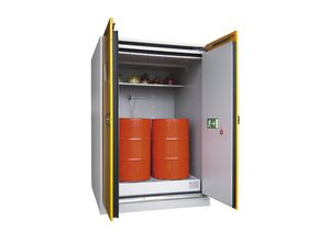 4260139979363 - Fass-Schrank Typ 90 feuerbeständig 4 x 200-l-Fass stehend HxBxT 2315 x 1550 x 1430 mm LaCont