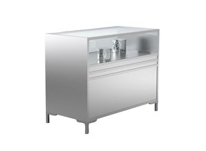 4260222860585 - LINK Thekenvitrine 1 3 verglast HxBxT 900 x 1200 x 600 mm kaiserkraft
