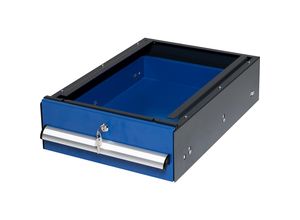 8697653683869 - eurokraft basic Einzelschublade für Arbeitstisch-System WT enzianblau RAL 5010