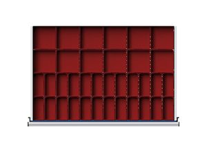 4014641063320 - Kunststoff-Kleinteilekasten 36teilig für Schrankbreite 1060 mm für Schubladenhöhe 90 - 150 mm ANKE