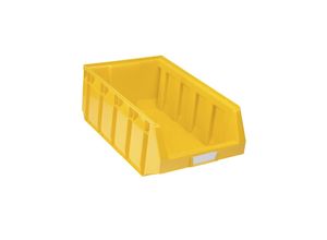 8029926001030 - Sichtlagerkasten aus Polyethylen LxBxH 480 x 297 x 189 mm gelb VE 12 Stk kaiserkraft