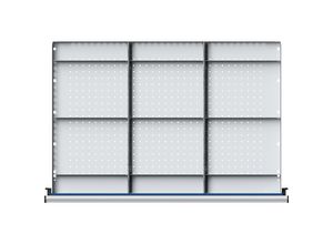 4014641062309 - Trennblech 1 3-Teilung für Schrankbreite 1060 mm für Schubladenhöhe 90 - 150 mm ANKE