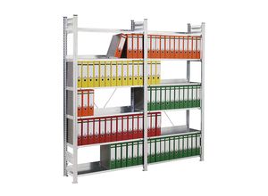 4250623700559 - Steckregal-Kombination verzinkt HxBxT 2000 x 2070 x 335 mm mit 12 Fachböden hofe