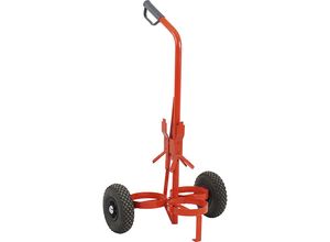 4054666024470 - eurokraft pro Feuerlöscherkarre mit Luftbereifung Tragfähigkeit 50 kg rot