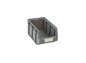 8029926000446 - Sichtlagerkasten aus Polyethylen LxBxH 234 x 144 x 123 mm grau VE 38 Stk kaiserkraft