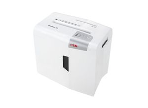4026631057721 - Aktenvernichter HSM shredstar X5 Sicherheitsstufe 4 Partikelschnitt 5 Blatt B 345 x T 245 x H 385 mm weiß-silber