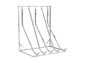 4250366528809 - Schräghochparker WSM 1-seitig für Reifen bis B 60 mm B 1750 x T 1467 x H 2010 mm Stahl verzinkt 5 Einhängeplätze