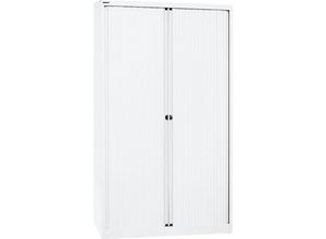 5020073830736 - Aktenschrank EuroTambours? PLUS ET412194SPWW696 Kunststoff Stahl abschließbar 5 OH 120 x 198 x 43 cm weiß 5020073830736 Bisl
