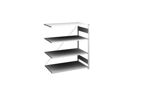 4250623775267 - Sideboard-Steckregal lichtgrau Höhe 1200 mm 4 Böden Anbauregal Bodentiefe 600 mm Fachlast 140 kg hofe