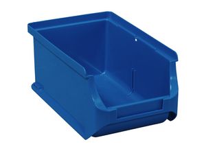 4005187562378 - Sichtlagerkasten aus 100% recyceltem PP LxBxH 102 x 160 x 75 mm VE 24 Stk blau kaiserkraft