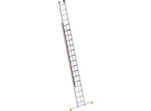 4035209004203 - Alu-Seilzugleiter 2-teilig ausziehbar inkl Traverse 2 x 16 Sprossen Layher