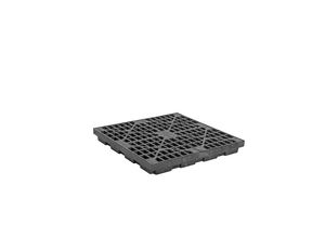 0697841132702 - PE-Auffangwanne aus PE-Regenerat Flachwanne für 4 x 200 l Fässer Auffangvolumen 185 l Justrite