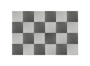 8712752110990 - eurokraft basic Akustik-Wandfliese HxB 300 x 300 mm je 12 x hellgrau dunkelgrau VE 24 Stk