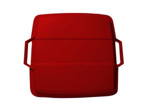 4023122106043 - Steckdeckel mit 2 Handgriffen für Inhalt 90 l lose aufliegend rot kaiserkraft