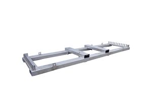 4061753050847 - Lager- und Transporttraverse für 25 Mobilzäune verzinkte Stahlkonstruktion Schake