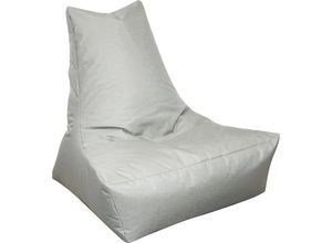 4024008118624 - Sitzsack LOUNGE HxBxT 900 x 1000 x 800 mm silber kaiserkraft