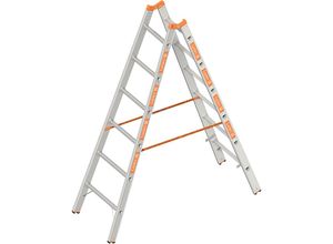 4035209004272 - Sprossen-Stehleiter beidseitig begehbar 2 x 6 Sprossen Layher