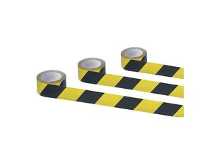 4055381354118 - Selbstklebendes Warn- und Markierungsband Farbe Gelb   Schwarz VE 3 Rollen kaiserkraft