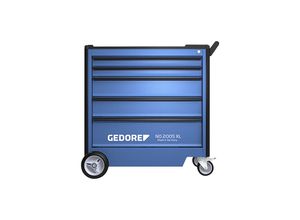 4010886971413 - GEDORE Werkzeugwagen 2005 5 Schubladen ohne Werkzeugsortiment HxBxT 1020 x 1021 x 605 mm