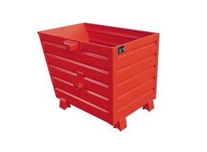 4052462008823 - eurokraft pro Kippbehälter stapelbar Volumen 07 m³ rot RAL 3000