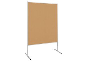 4002390047067 - Moderationstafel Standard 636 35 82 120x150cm Kork + Kork (beidseitig) pinnbar braun + braun 4002390047067 Maul