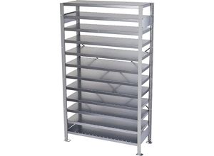 4250621500939 - Steckregal für Regalkästen HxB 1790 x 1000 mm Grundregal Tiefe 500 mm ohne Kästen STEMO