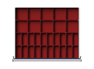 4014641063283 - Kunststoff-Kleinteilekasten 30teilig für Schrankbreite 910 mm für Schubladenhöhe 90 - 150 mm ANKE