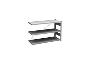 4250623774703 - Sideboard-Steckregal verzinkt Höhe 825 mm 3 Böden Anbauregal Bodentiefe 500 mm Fachlast 185 kg hofe