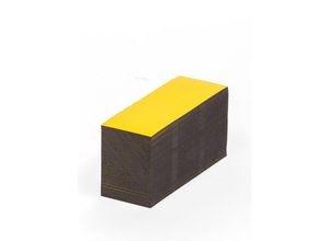4250870300434 - Magnet-Lagerschilder gelb HxB 40 x 80 mm VE 100 Stk kaiserkraft