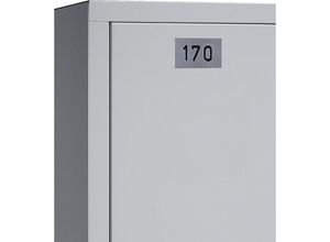 4025314706161 - Edelstahl-Nummernschild HxBxT 30 x 50 x 1 mm selbstklebend C+P
