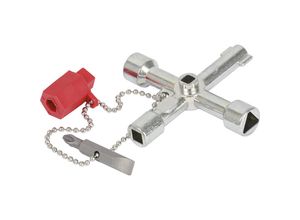 4042146146989 - Universal-Schaltschrankschlüssel Breite 71 mm Länge 71 mm KS Tools