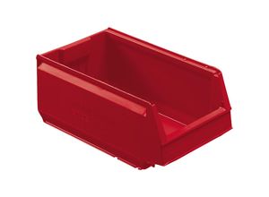 4250686298420 - Sichtlagerkasten aus Polypropylen LxBxH 350 x 206 x 150 mm VE 16 Stück rot kaiserkraft