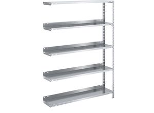 4250623740210 - Akten-Schraubregal verzinkt Regalhöhe 1500 mm Anbauregal Breite x Tiefe 1000 x 300 mm hofe