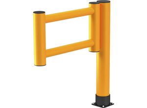 4061753255921 - Ampere Rack Mammut Sicherheitstür Swing Gate HxB 11 x 1 m verkehrsgelb