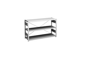 4250623774994 - Sideboard-Steckregal lichtgrau Höhe 825 mm 3 Böden Grundregal Bodentiefe 400 mm Fachlast 180 kg hofe