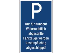 4061466065800 - Parkplatzkennzeichen Kunststoff P   Nur für Kunden! LxH 250 x 400 mm kaiserkraft