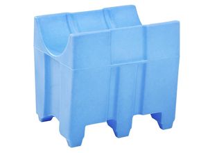 4260589112860 - PE-Kanister- Fass-Abfüllbock HxBxT 730 x 645 x 760 mm blau kaiserkraft