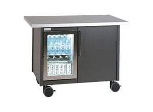 4050558003240 - Service- und Kaffeestation mit 1 Kühlschrank und 1 Tür LxBxH 1250 x 740 x 900 mm kaiserkraft