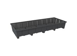 4055661031050 - Regal-Bodenwanne aus Polyethylen Auffangvolumen 1000 l für Fachbreite 3300 mm kaiserkraft