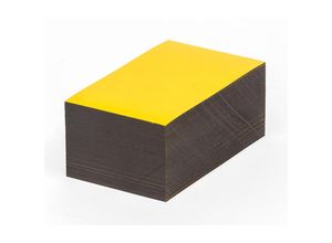 4250870300458 - Magnet-Lagerschilder gelb HxB 30 x 100 mm VE 100 Stk kaiserkraft