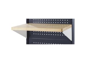 4014641082093 - Arbeitsplatte für Trennwandelement Rechteck BxT 760 x 500 mm inkl Einhängewinkel ANKE