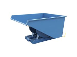 7332687068015 - Schwerlast-Kippbehälter Traglast 2500 kg blau Volumen 09 m³ kaiserkraft