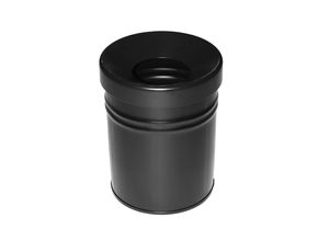 4260058004580 - Abfallbehälter selbstlöschend Volumen 16 l HxØ 340 x 245 mm schwarz kaiserkraft