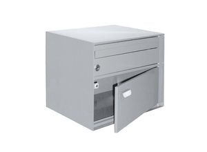 4260107690948 - Briefkasten BxHxT 390 x 315 x 310 mm Stahlblech pulverbeschichtet weiß kaiserkraft