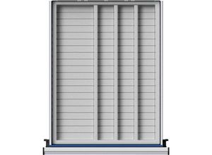 4014641063115 - Schubladeneinteilung Kunststoffmulden-Set für 90 mm hohe Schubladen ANKE