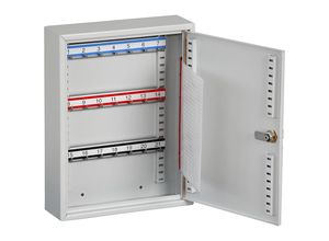 5901468300778 - Schlüsselschrank 21 Haken HxBxT 350 x 270 x 80 mm lichtgrau kaiserkraft