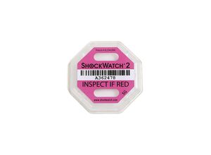 8057714368287 - Stoßindikatoren Shockwatch® 2 inkl Label VE 25 Stk 5 g 50 ms pink ab 10 VE kaiserkraft