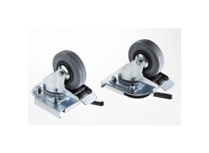 4003866407422 - Clip-On Rollensatz 2 Lenkrollen Rad-Ø 100 mm ZARGES