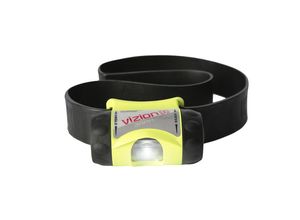 0032705170108 - UK Underwater Kinetics Helm- Kopfleuchte Ex mit eLED Leistung 72 W mit Gummihelmband neongelb